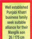 Sample Matrimonial Ads | Newspaper Matrimonial Ads in India ...